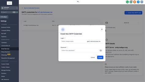 Where Can I Find My Smtp Credentials Venderflow Knowledgebase