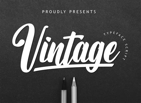 Vintage Typeface Script Font By Rezha Dewanto On Dribbble Vintage Typeface Script Font By Rezha Dewanto On Dribbble