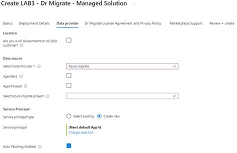 Azure Migrate Altra