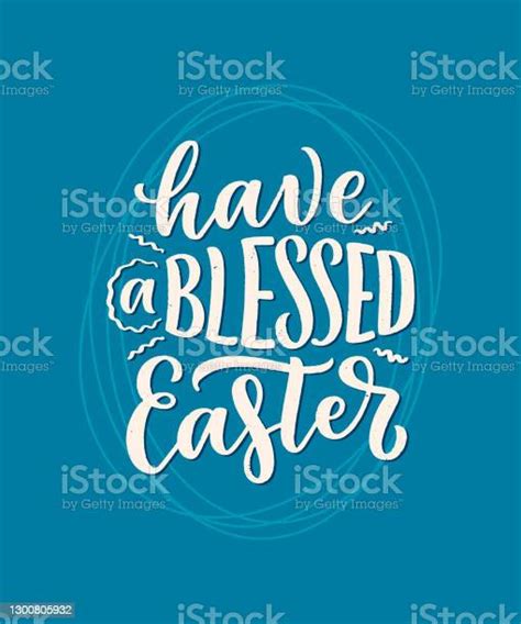 전단지 및 인쇄 디자인을위한 부활절에 대한 서예 문자 슬로건 벡터 그림입니다 템플릿 배너 포스터 인사말 엽서 부활제에 대한 스톡 벡터 아트 및 기타 이미지 Istock