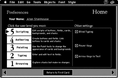 1 An Example Hypercard Card Showing Fields And Buttons From The Download Scientific Diagram
