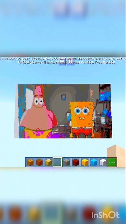 ماینکرافت عکس باب اسفنجی و پاتریک 😍 Minecraft Callofduty Shorts Youtube