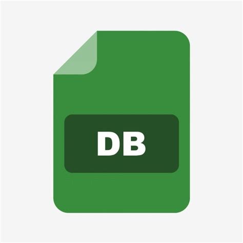 db vector icon db icons document icon file icon png and vector with