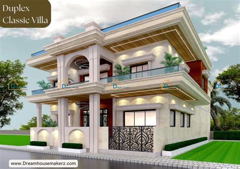 Duplex Classic Villa 40 X 40 Luxury Exterior Design Classical