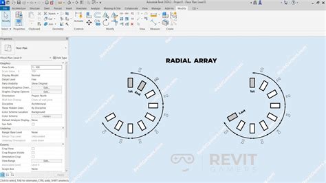 Revit Array And Scale Tools Explained Linear Radial And Graphical Scaling Youtube
