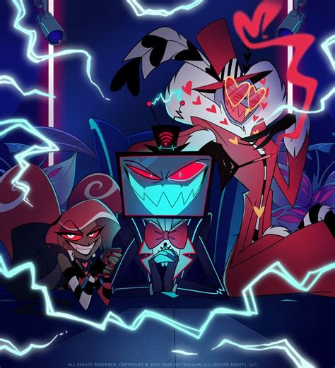Hazbin Hotel Nueva Imagen De Vox Velvette Y Valentino Fandom