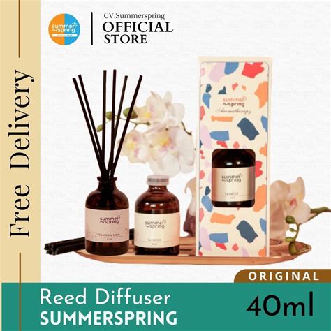 Jual Reed Diffuser Summerspring Pengharum Ruangan Kamar Aromaterapi Tong Tji Tea 40ml Otomatis Jual Reed Diffuser Summerspring Pengharum Ruangan Kamar Aromaterapi Tong Tji Tea 40ml Otomatis