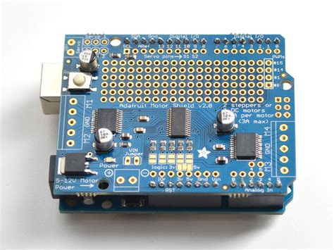 Install Headers And Terminals Adafruit Motor Shield V2 Adafruit Learning System