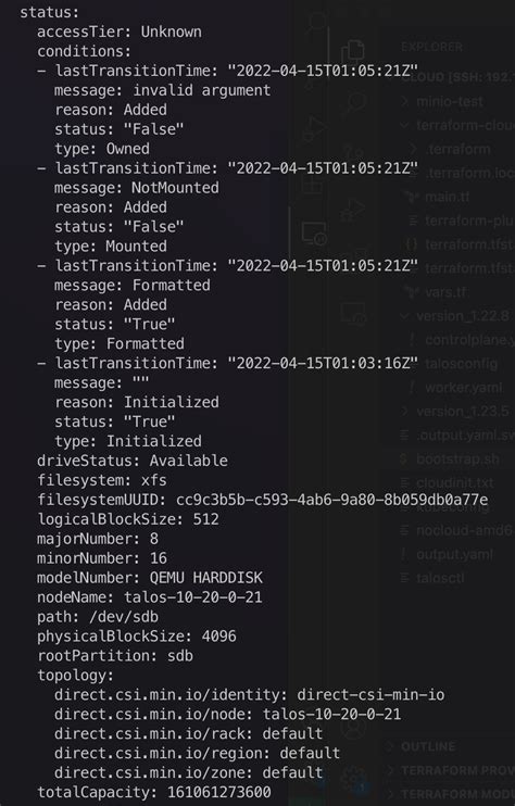 [question] Invalid Argument When Using Format Command · Issue 573 · Minio Directpv · Github