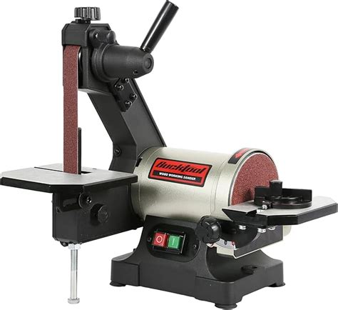 Bucktool 250w Bench Belt Sander 254x762mm Belt And 125mm Disc Wrench