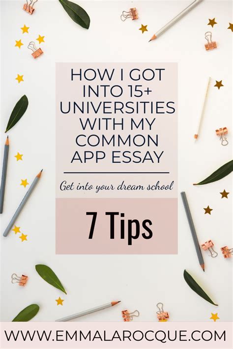 How To Write An Effective Common Application Essay