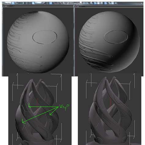 Why Is This Happening Normal Map Issues Polycount