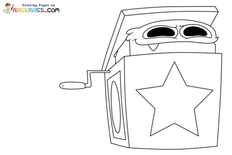 Boxy Boo Coloring Pages