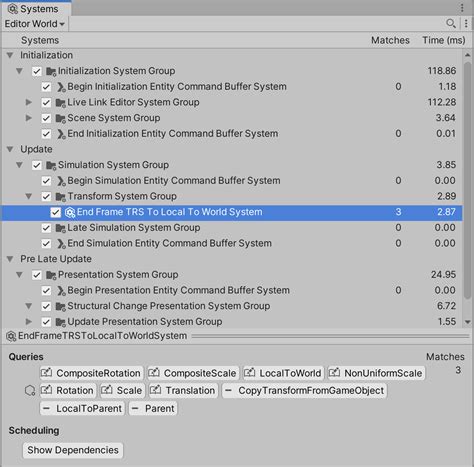Dots Editor 070 Preview Release Unity Engine Unity Discussions