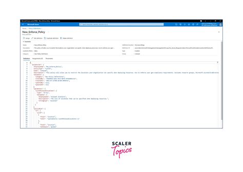 Azure Policy Scaler Topics