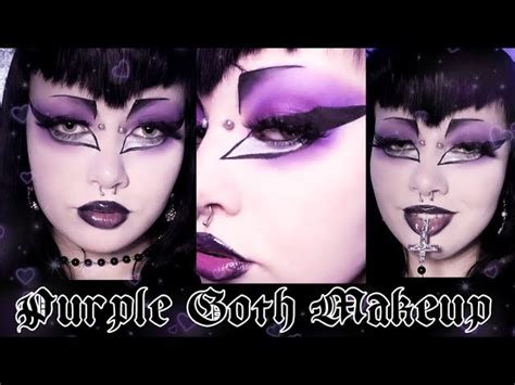 Purple Goth Makeup Tutorial Goth Makeup Grunge Makeup Medium