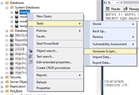 Sql Copy Database From Server To Local Db I Need Copy Only Structure Without Data Stack