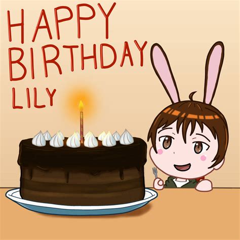 Chibi Lily Happy Birthday By Thereddeerofficial On Deviantart