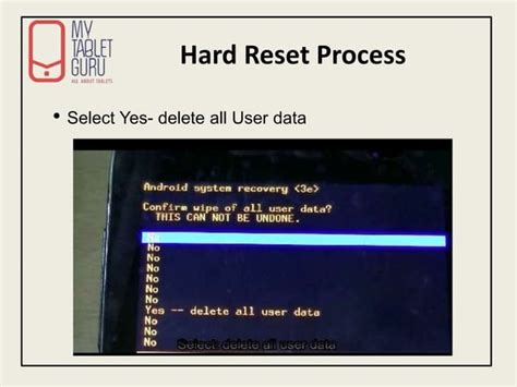 What Is Hard Reset Of Android Tablet Mobile PPT