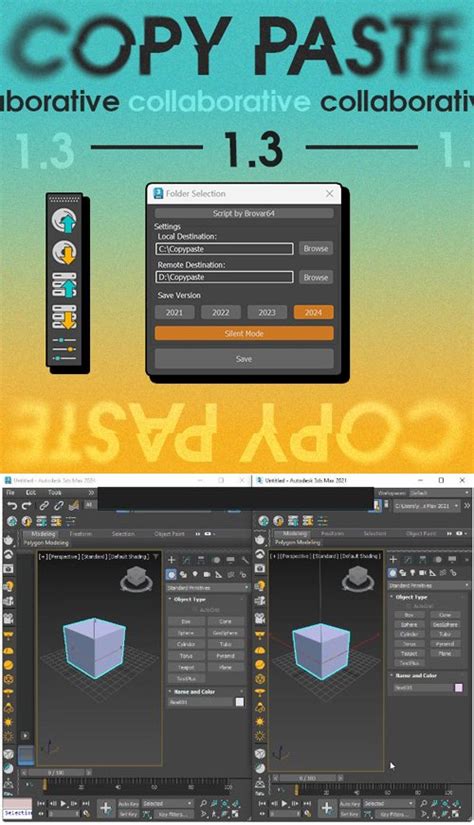 Collaborative Copy Paste Script V13 For 3ds Max 2021 2024 Softarchive