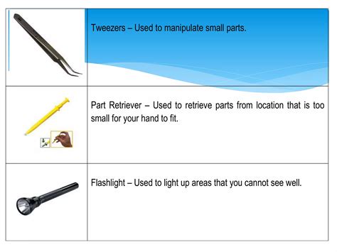 Chs Tools And Materials Pptx