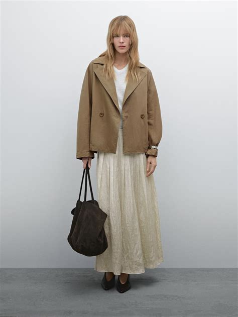 Womens Cropped Jackets Massimo Dutti Gb