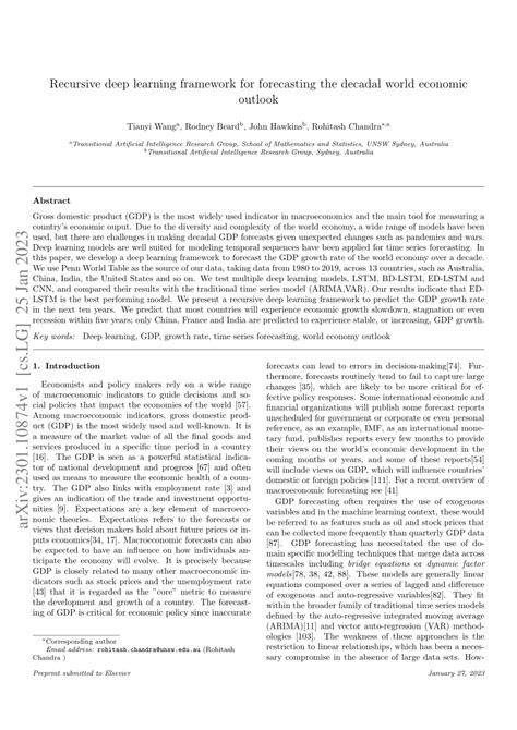 pdf recursive deep learning framework for forecasting the decadal