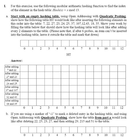 Solved I For This Exercise Use The Following Modular