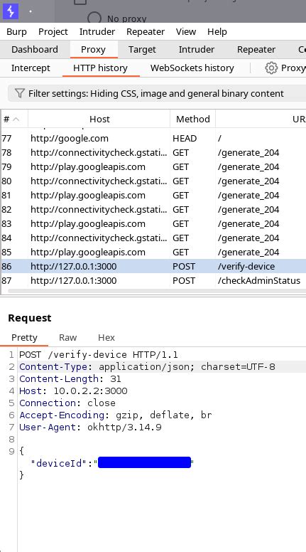 Burp Suite Not Intercepting Android Apks Stack Overflow