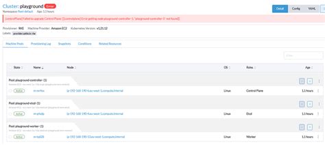 Rancher V2 6 5 Kubernetes Cluster Update Failed Controller Node Not