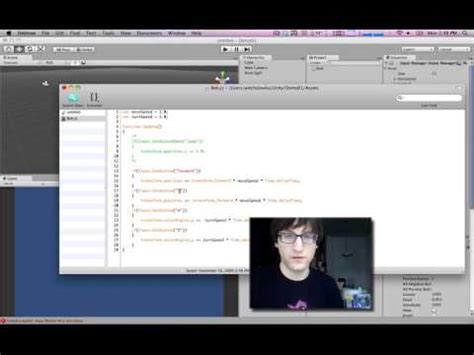 Unity Tutorial Part Movement Script Using The Scene Editor YouTube