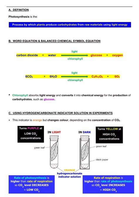 Igcse 0610 Biology Chapter 1 10 Revision Notes Stuvia Us