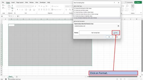 apply color to alternate columns in excel 365 using conditional