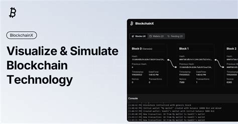 Blockchainx Interactive Blockchain Simulator And Visualizer