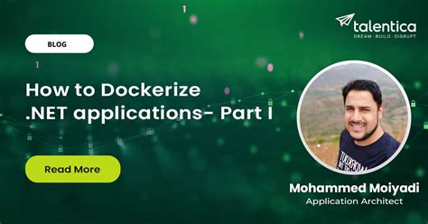 How To Dockerize NET Applications Part I Talentica