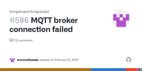 Mqtt Broker Connection Failed · Issue 596 · Thingsboardthingsboard
