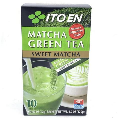 Itoen Matcha Green Tea Sweet Powder Hot Cold 120g 10packets
