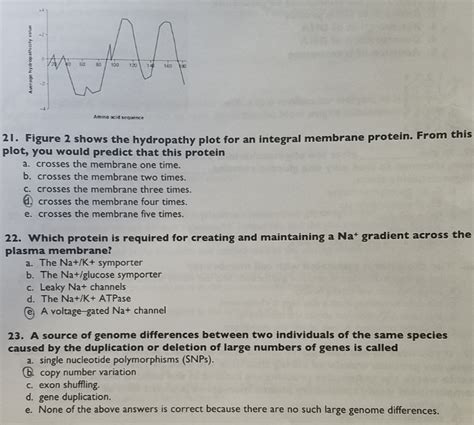 Solved Cell Biology Below Are Mutliple Choice Questions