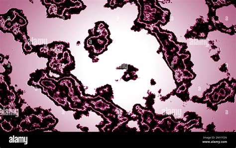 Dark Background Motion Pink And Green Neon Blobs In Animation That