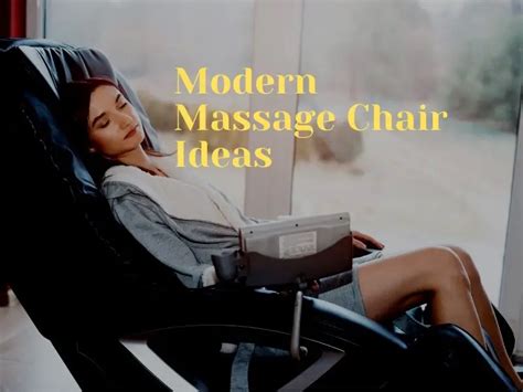 15 Modern Massage Chair Ideas For Home And Office • Furniture Fashion