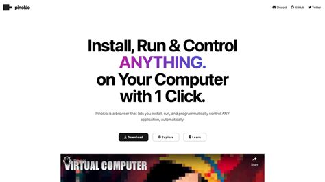 Pinokio El Controlador De Aplicaciones De Ia Todo En Uno