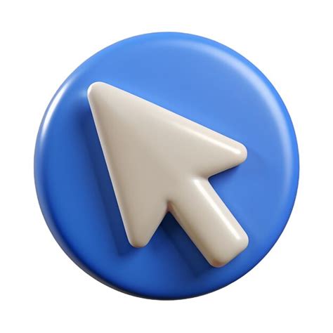 Arrow Pointer Mouse Cursor Computer Interface 3d Vector Icon Cartoon