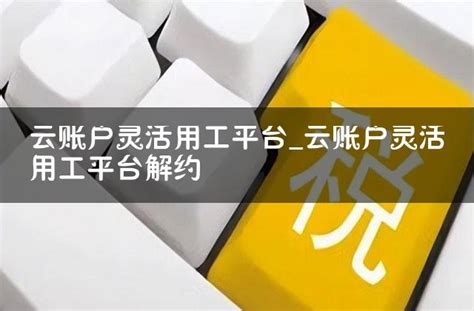 云账户灵活用工平台云账户灵活用工平台解约 灵活用工代发工资平台