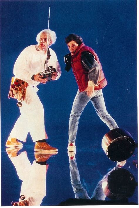 47 Behind The Scene Photos From Movie Sets Back To The Future Scene