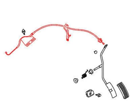Toyota Probox Acceleration Cable 1 Piece For Racepadel Models
