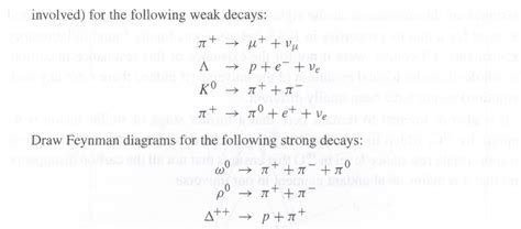 Solved Draw Feynman Diagrams In Terms Of Transitions At The Chegg