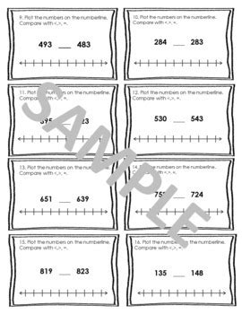 Plot Order And Compare Numbers By Mindy Adcock TPT