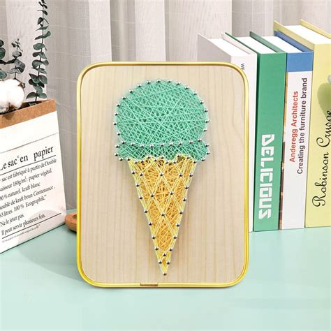 Diy 3d String Art Kit Ice Cream Craft Outlet Australia
