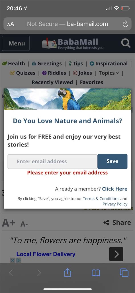 This Ad Has No Close Button And Its Blocking The Content R