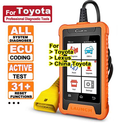 2023 Launch X431 Elite Obd2 Scanner For Toyota Lexus Full System Bi